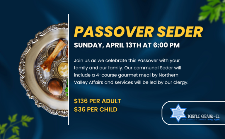Passover - Temple Emanu-El
